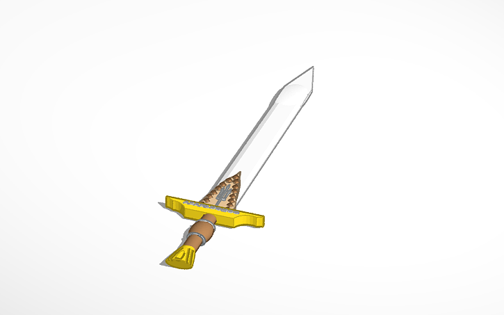 3D design Sword of Percy Jackson (Original) - Tinkercad