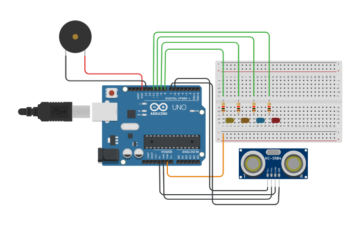 Circuit design Design Project IoT - Tinkercad