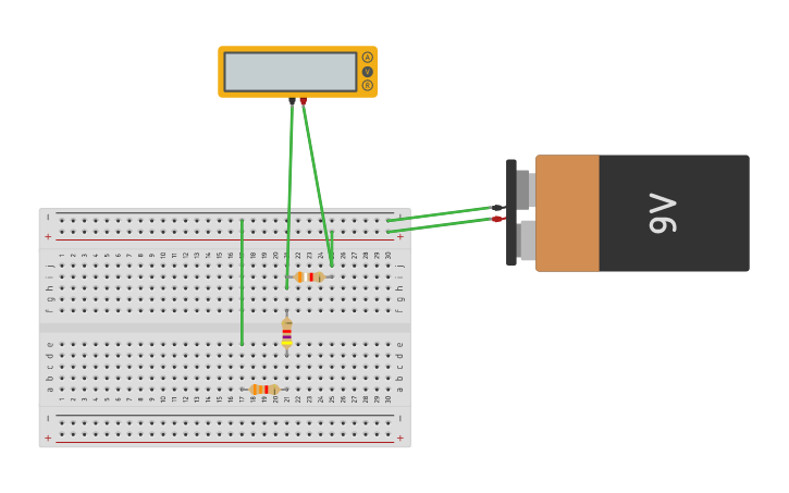 Circuit design Práctica 1 Analógico | Tinkercad
