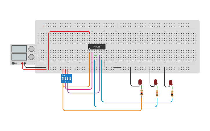 Circuit Design Dsd Lab Ct Exp1 Gray Code To Binary Tinkercad 4201