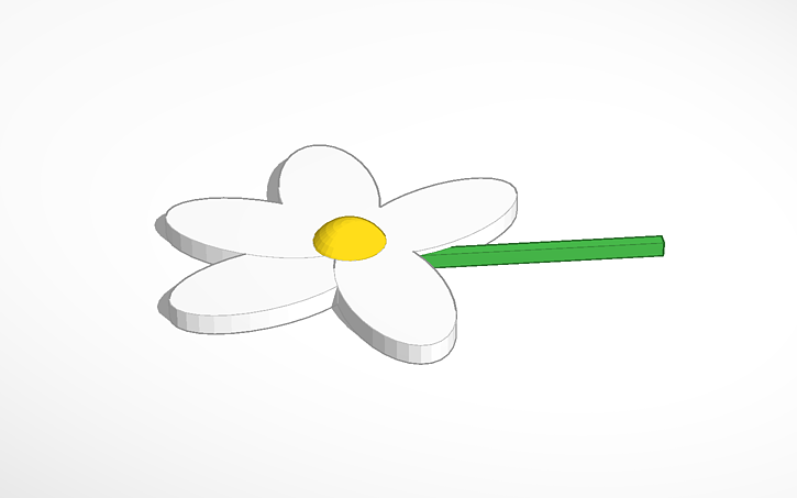 3D design Flower - Tinkercad
