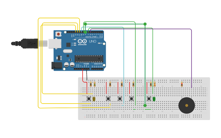 Circuit design prova 4bim | Tinkercad
