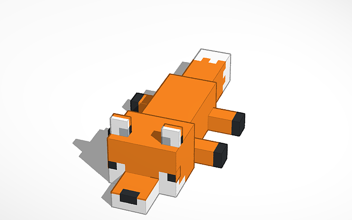 3D design Fox - Tinkercad