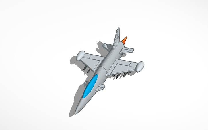 3D design heavy fighter | Tinkercad