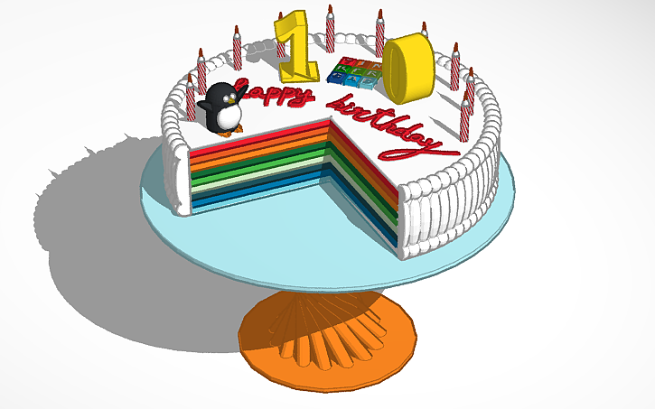 3D design Happy birthday Tinker cad | Tinkercad