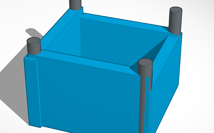 3D design BLUE FORT - Tinkercad