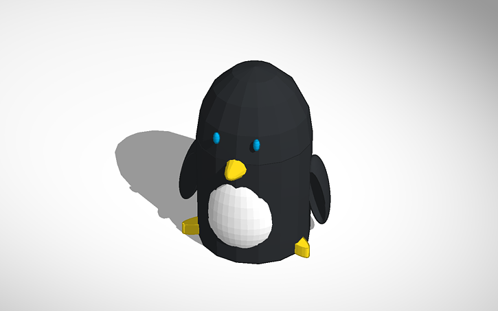 3D design Cute Penguin! | Tinkercad