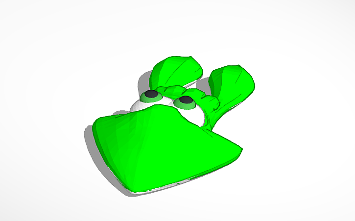 3D design Splatoon lime squid - Tinkercad