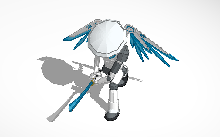 3D design SAMURAI MECH - Tinkercad