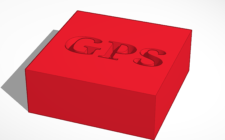 3D design GPS - Tinkercad