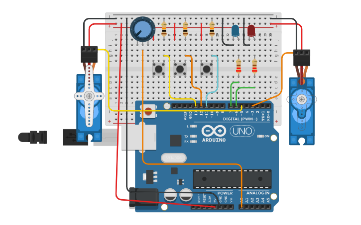 Circuit Design Pulsador Como Interruptor Tinkercad
