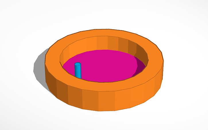 3D design Round ornament - Tinkercad