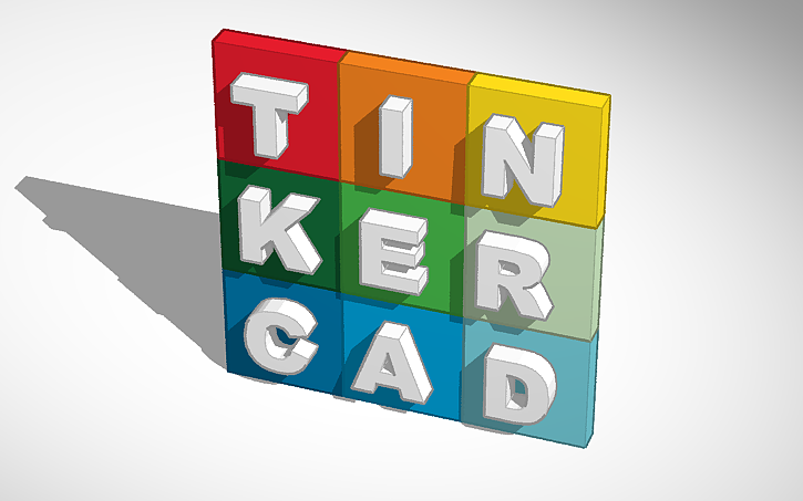 3D design Tınkercad Logo - Tinkercad
