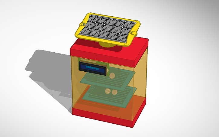 3D design Solar Powered Poultry Egg Incubator - Tinkercad