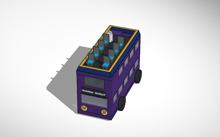 3D design Bus simulator: Bus - Tinkercad
