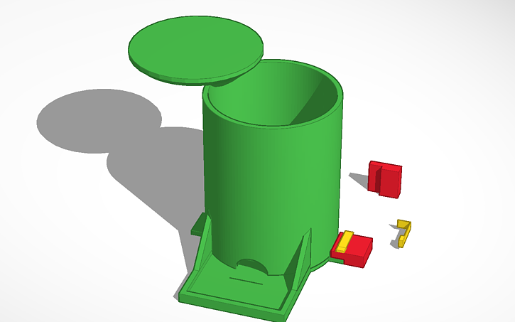 3D design Bird feeder 2 - Tinkercad