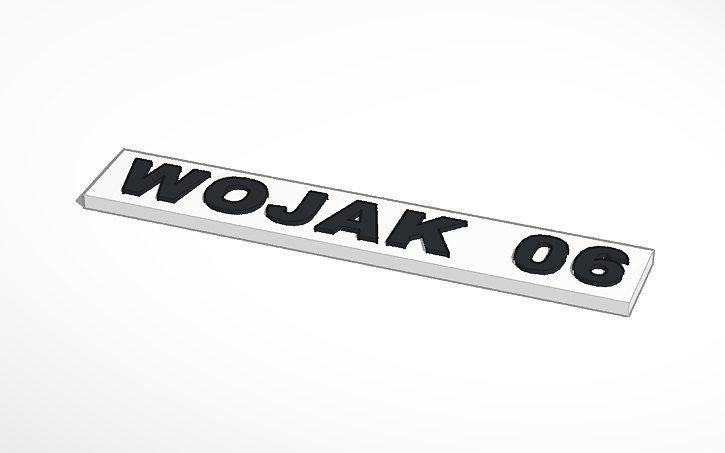 3D design wojak 06 | Tinkercad