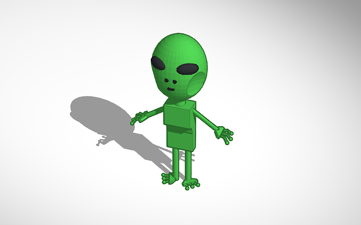 3D design Alien - Tinkercad
