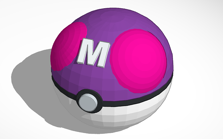 3D design Master Ball | Tinkercad