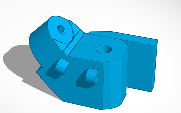 3D design Mech hand ring finger base joint (blue) | Tinkercad