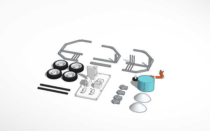3D design Mars rover - Tinkercad