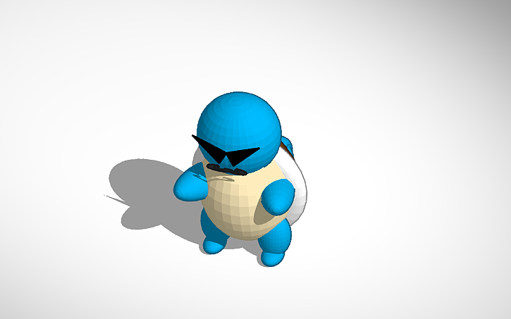 3D design Squirtle - Tinkercad