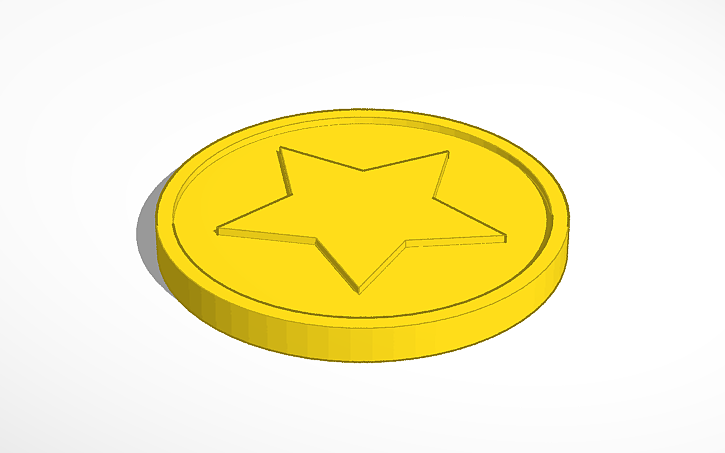 3D design Bell Coin Animal Crossing | Tinkercad