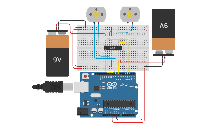 Circuit design Example 2 | Tinkercad