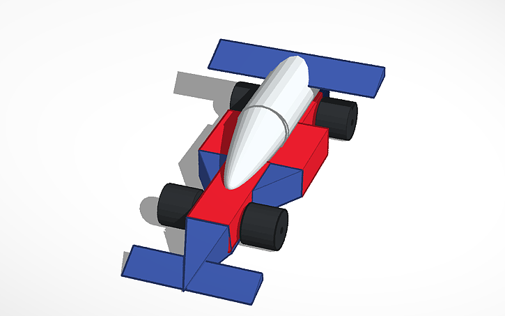 3D design F1 in Schools model - Tinkercad