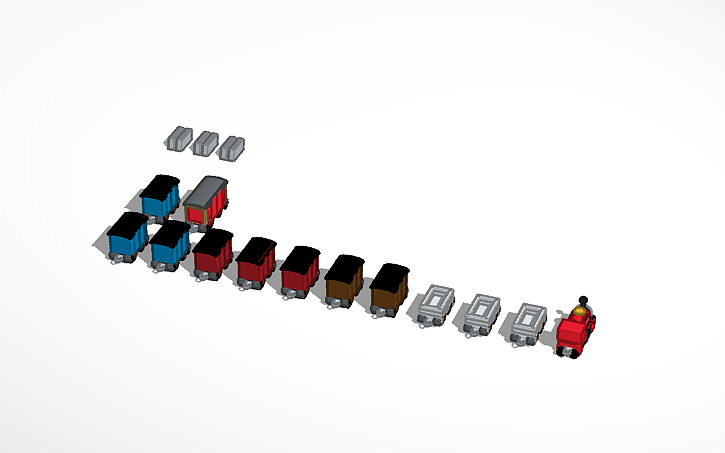 3D design Talyllyn the reliable engine - Tinkercad