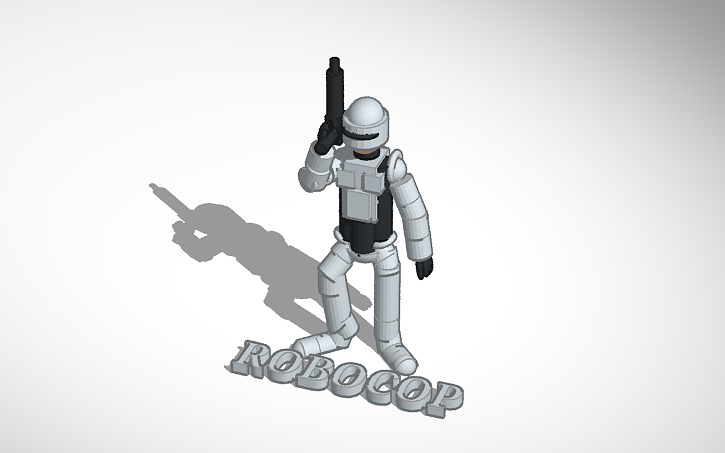 3D design robocop - Tinkercad