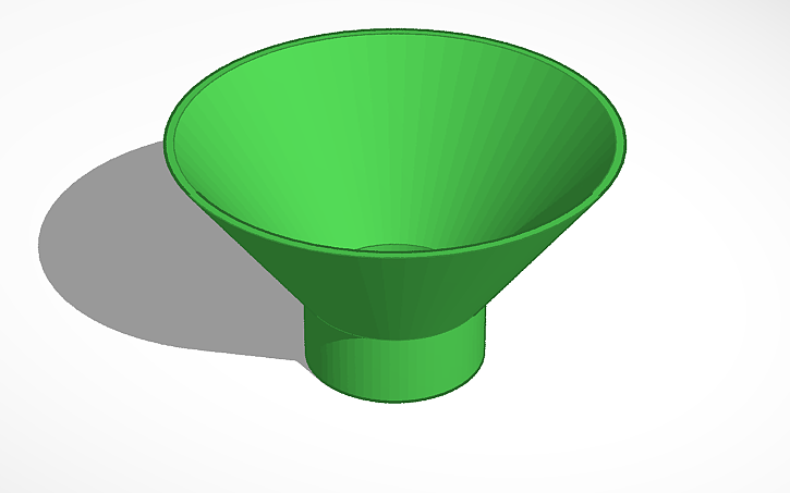 3D design Relish Jar funnel (fitting a 49mm internal diameter jar ...