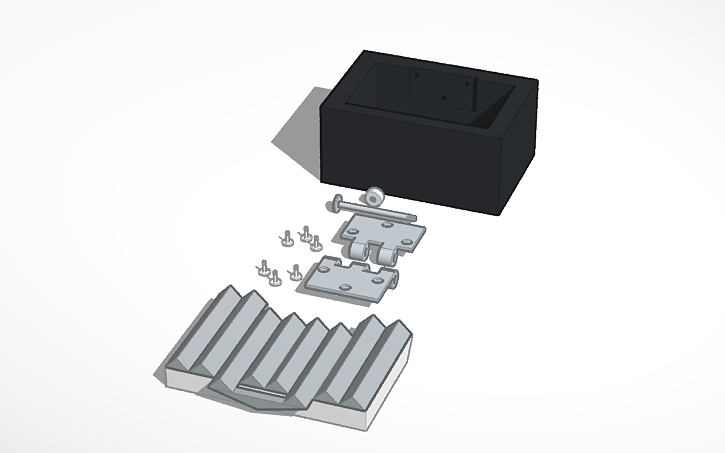 3D design Buildable box - Tinkercad