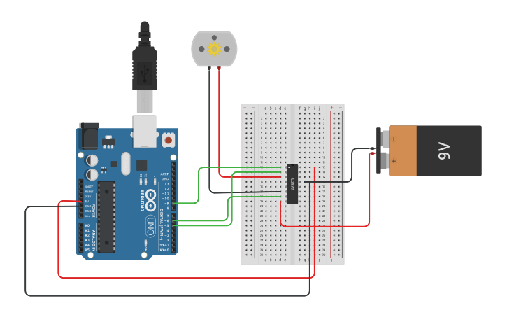 Circuit Design Dc Motor Circuit Controlling The Speed Of The Motor