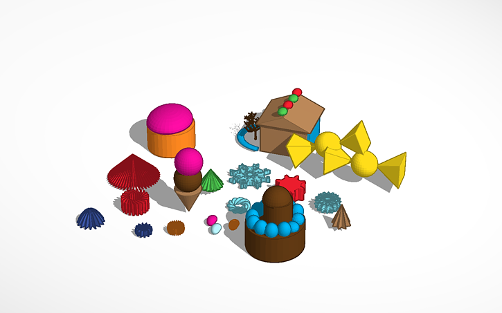 3D design candy idea - Tinkercad