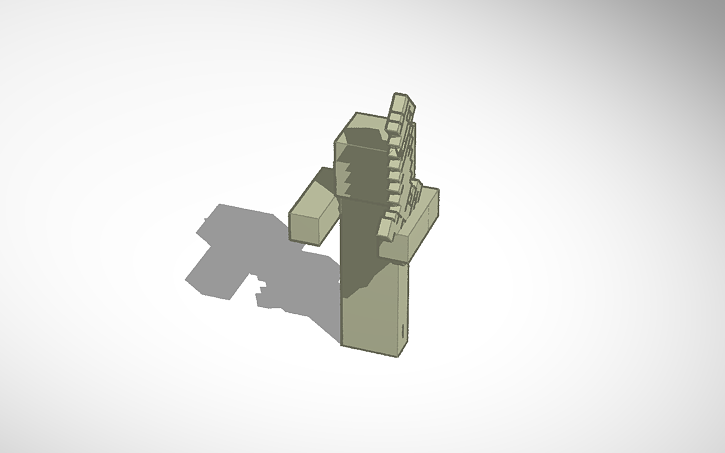 3D design zombie - Tinkercad