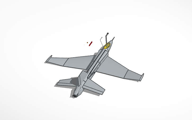 3D design plane - Tinkercad