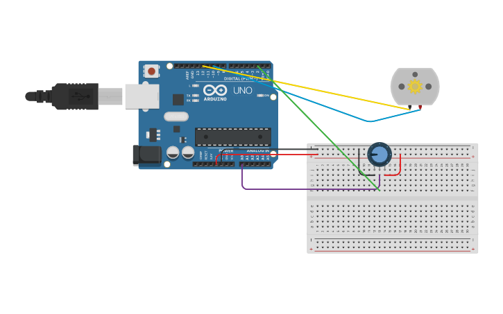 Circuit Design Encoder Tinkercad