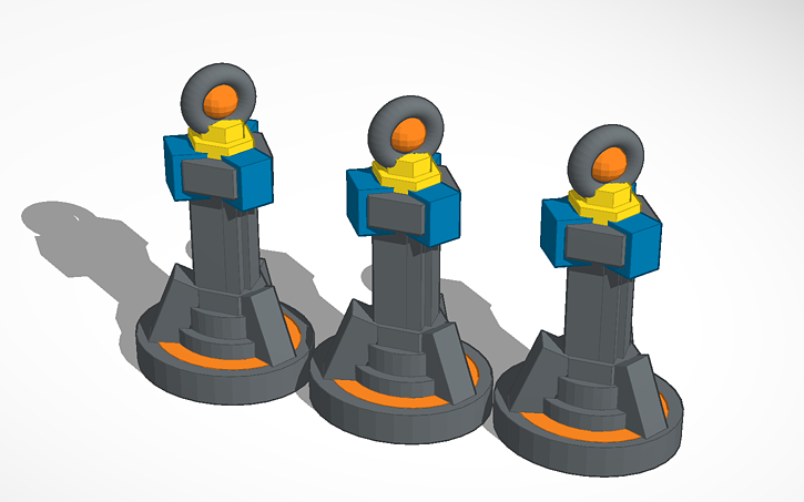 3D design TRIPLE INFERNO TOWER | Tinkercad
