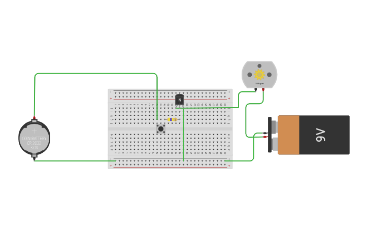 Circuit design NPN Transistor | Tinkercad Circuit design NPN Transistor | Tinkercad