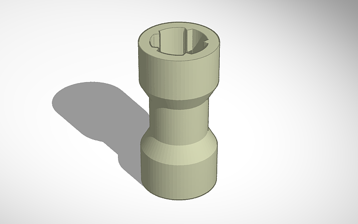 3D design HS shopsmith power coupler - Tinkercad