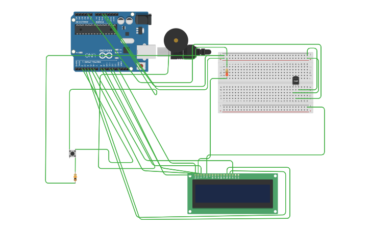Circuit Design Copy Of Temperature Sensor Display With Lcd In Arduino Tinkercad 8320