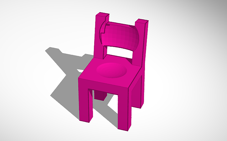 3D design chair | Tinkercad