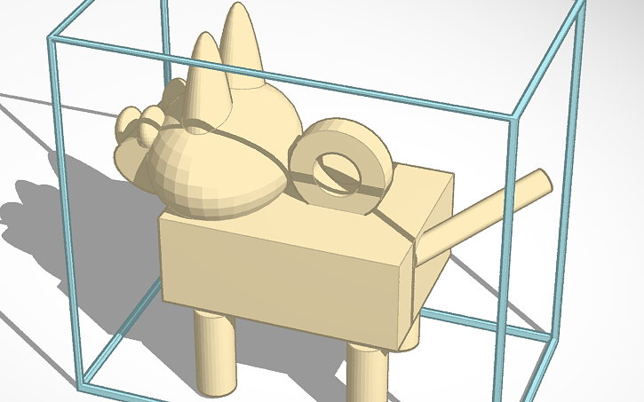 3D design Cat in a Box | Tinkercad
