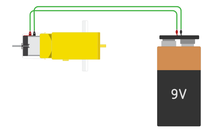 Circuit Design Hobby Motor Powered By A 9v Battery By Myron Tinkercad
