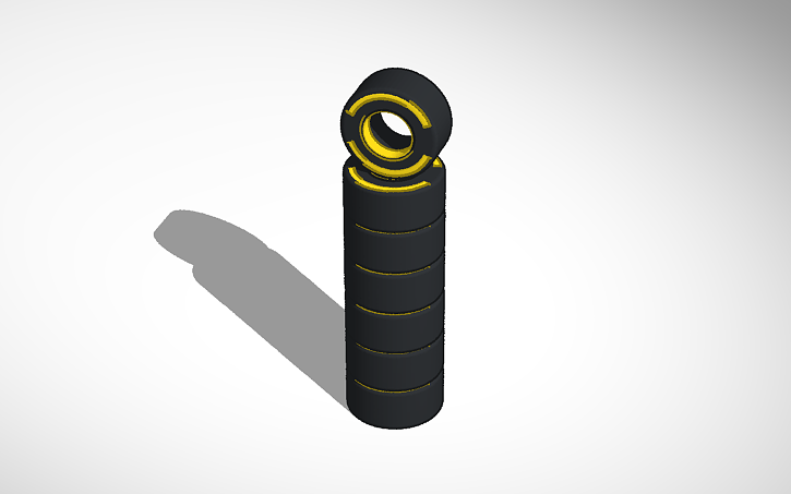3D design NASCAR Goodyear Eagle Tires Stack - Tinkercad