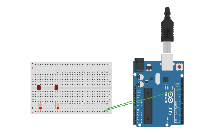 Circuit design Parallel lab1 | Tinkercad