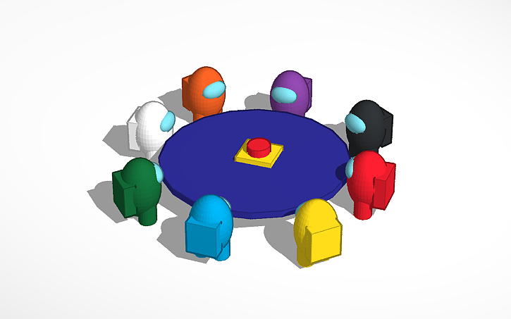 3D design among us cafeteria | Tinkercad