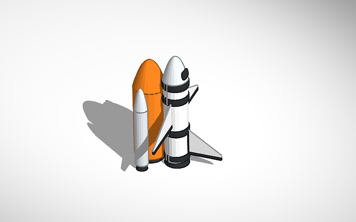3D design Space Shuttle - Tinkercad