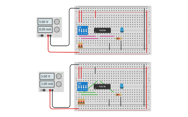 Circuit design LABORATORIO 1 | Tinkercad